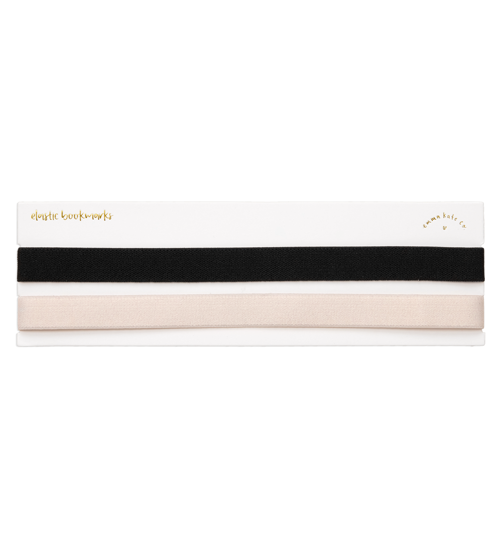 Elastic Bookmark Set | Cashmere + Midnight