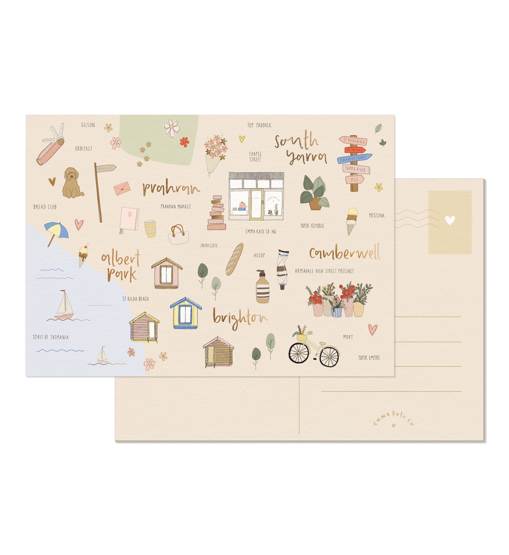 Melbourne Icons | Postcards | Set of 4