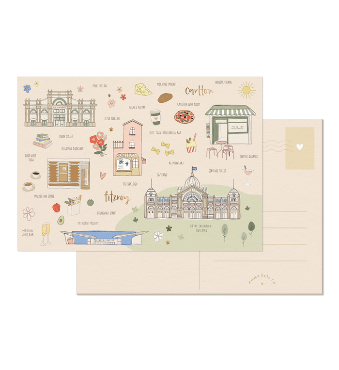 Melbourne Icons | Postcards | Set of 4