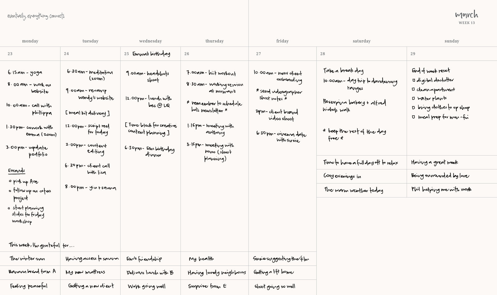2026 Planner | Signature | Vertical Weekly