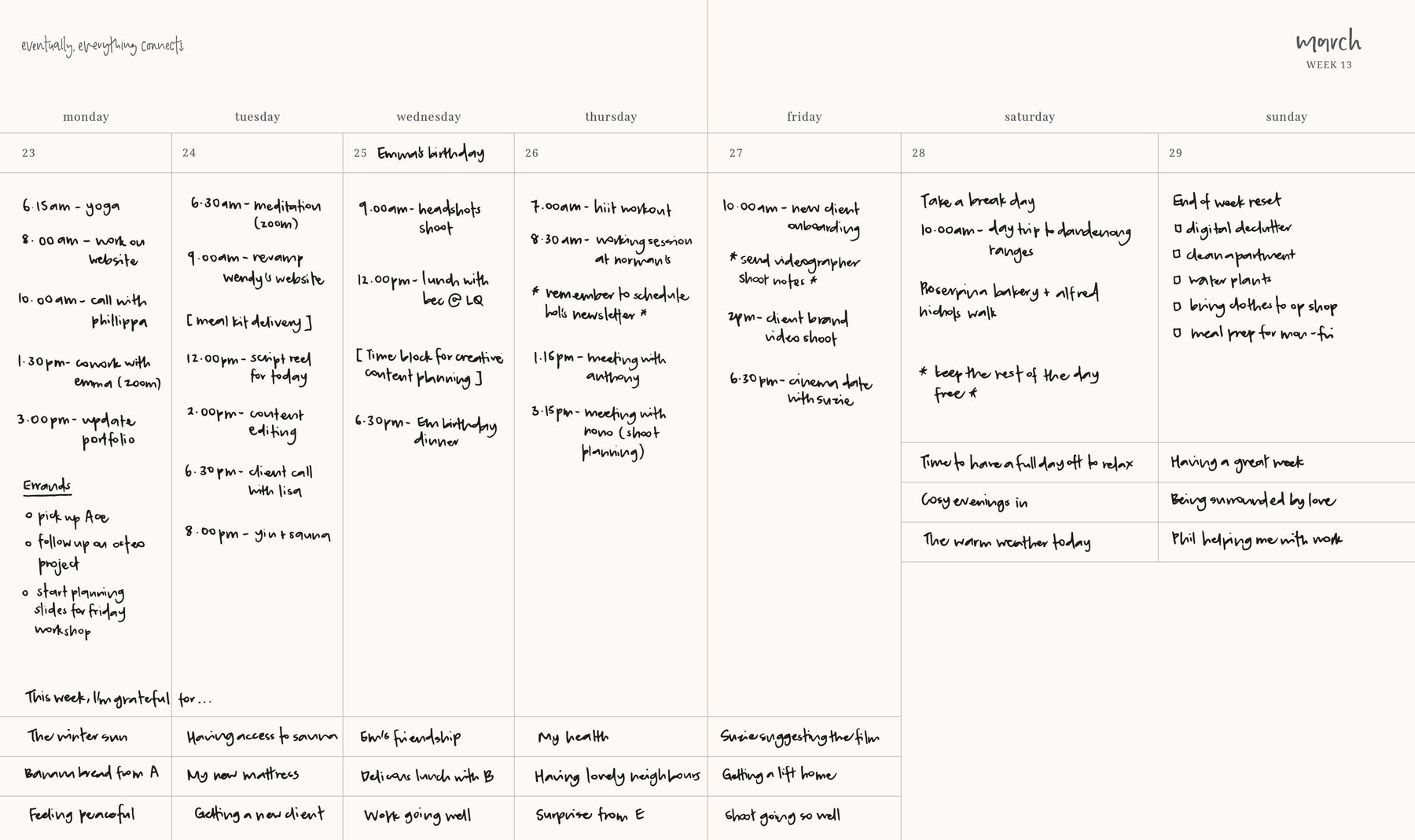 2026 Planner | Signature | Vertical Weekly