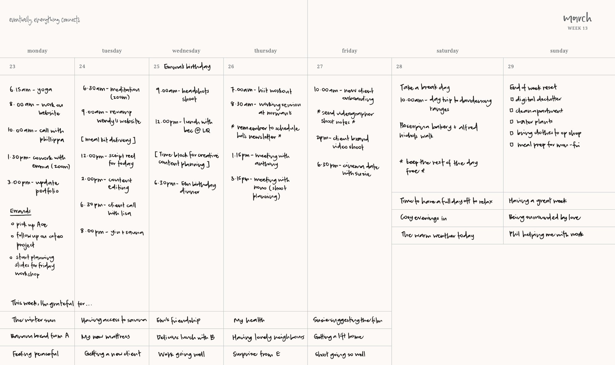 2026 Planner | Signature | Vertical Weekly