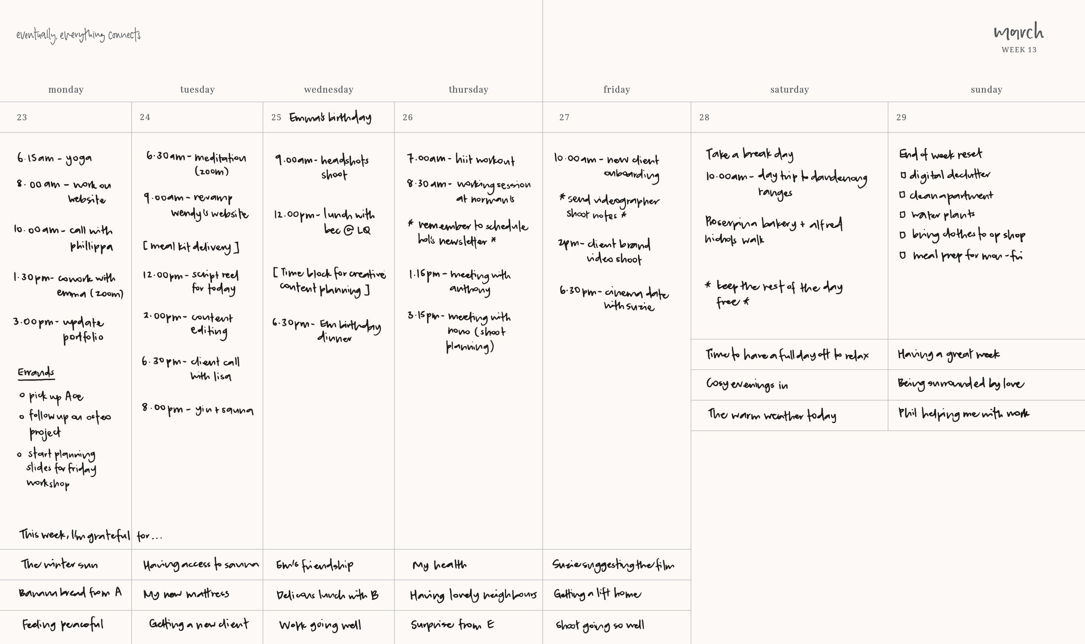 2026 Planner | Signature | Vertical Weekly